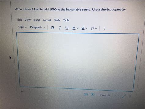 Answered Write A Line Of Java To Add 1000 To The Bartleby