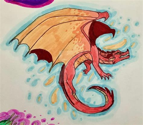 Peach Skywing Dragon Doodle By Irisneedssanity On Deviantart