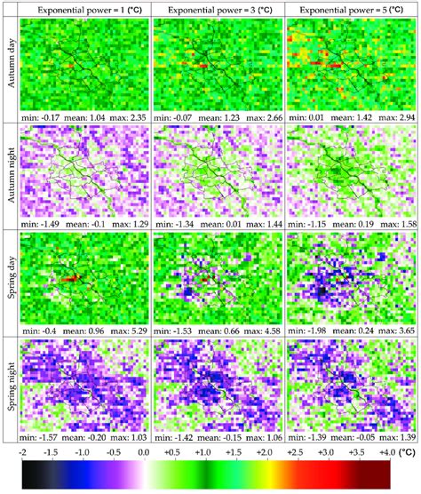 Spatial Distribution Of Differences Between The First And The Second
