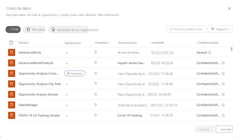 Creación De Informes Basados En Modelos Semánticos De Diferentes áreas