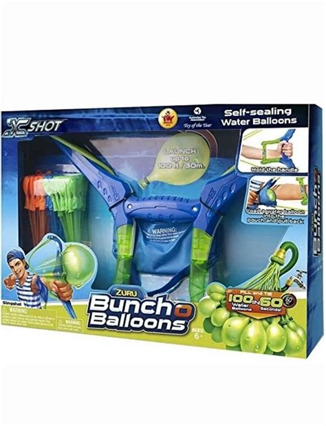 Zuru Bunch O Balloons Slingshot Self Sealing Water Balloons Launch Up