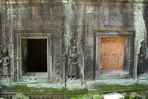 Templo De Ta Prohm En Siem Reap Cambodia Imagen De Archivo Imagen De