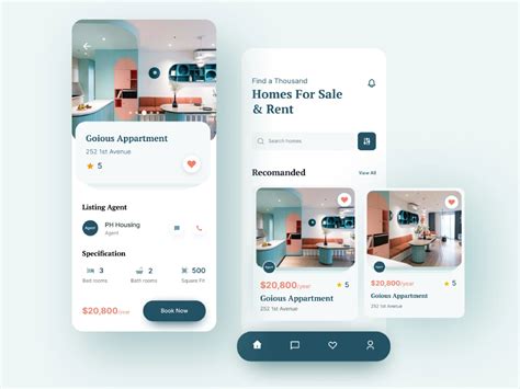 Real Estate Mobile App Ui Kit Free Figma Template For App Designs