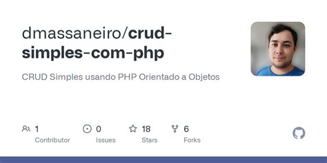 Github Dmassaneirocrud Simples Com Php Crud Simples Usando Php