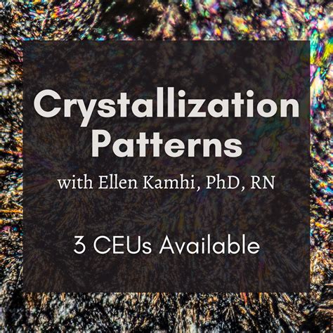 Crystallization Patterns With Ellen Kamhi Florida School Of Holistic
