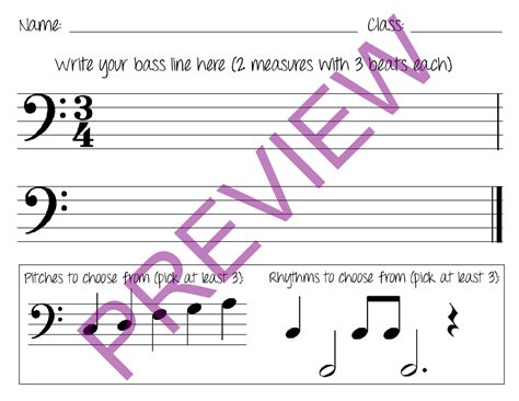 Free Music Composition Worksheet Download Free Music Composition