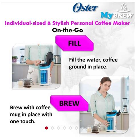 Oster My Brew Personal Coffee Maker Tv And Home Appliances Kitchen Appliances Coffee Machines