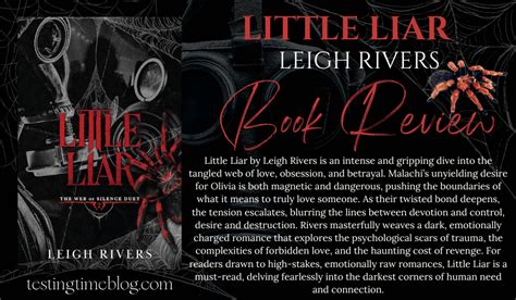 Little Liar By Leigh Rivers Book Review Testing Time Blog
