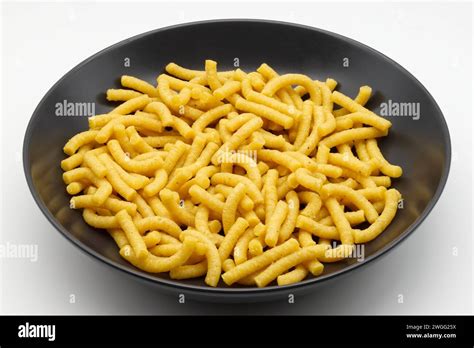 Raw Italian Passatelli Italian Pasta Isolated On White Background