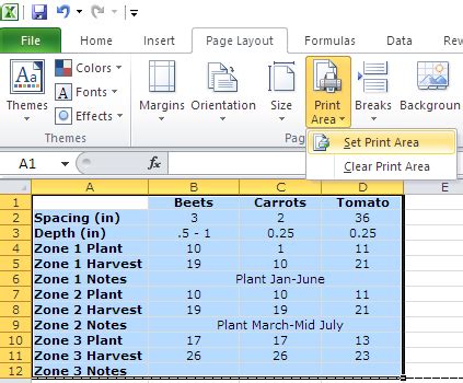 Excel Set Print Area To One Page Pofeclass