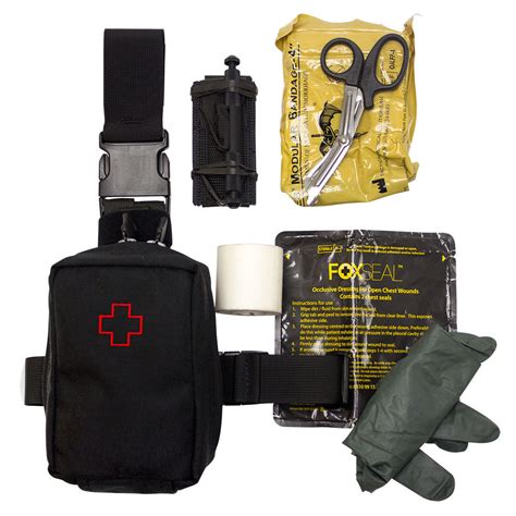 Speed Clip Lasd Ifak Pouch Thigh Belt Vest Kit Filled Sotech