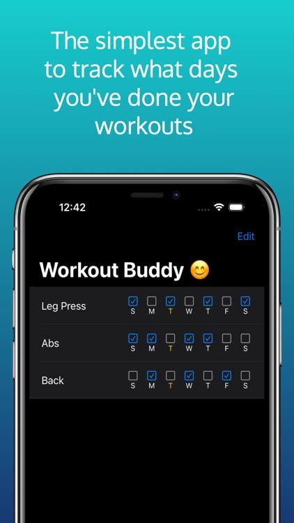 Workout Buddy Day Tracker Log By Benjamin Staab