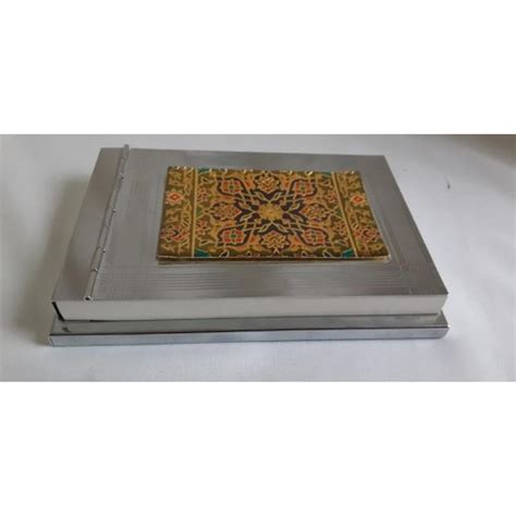 Блокнот металева оправа дзеркальний — ціна 390 грн у каталозі Блокноти Купити товари для дому та