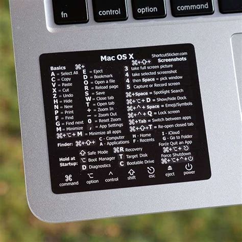 Synerlogic Handmade Macbook Shortcut Vinyl Sticker For Mac Os X Gadgetsin