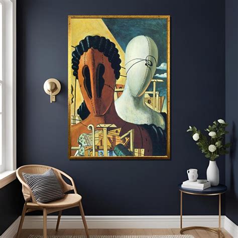 Giorgio De Chirico The Two Masks Surrealist Art Print Etsy