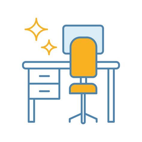 Clean Desk Illustrations Royalty Free Vector Graphics And Clip Art Istock