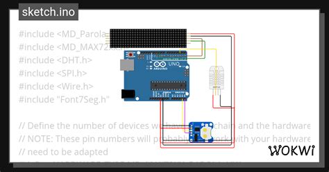 Tulisan Berjalan Wokwi Esp32 Stm32 Arduino Simulator