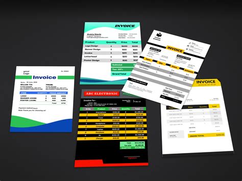 Excel Invoice Template Custom Invoice Design And Letterhead Design Upwork
