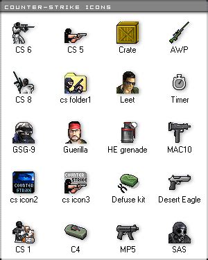 Counter Strike Icons By Helldragon On DeviantArt