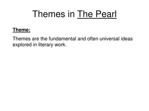 Ppt The Pearl Powerpoint Presentation Free Download Id3899072