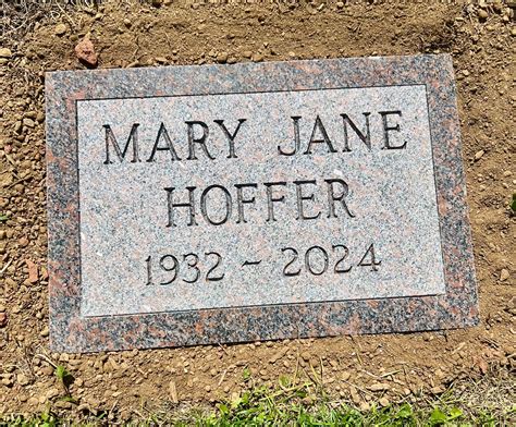 Mary Jane Hoffer 1932 2024 Find A Grave Memorial