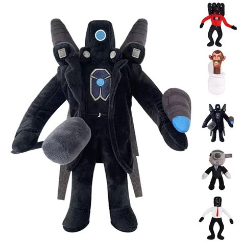 Skibidi Toilet Plush Toy Speakerman Titan Cameraman Stuffed Doll