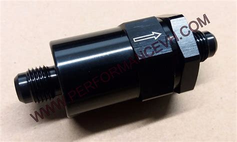 30 Micron Inline Fuel Filter 6an 6 An Performancevh