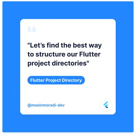 Flutter Project Directory Hello Guys What Do You Think Is The By