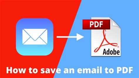 How To Save An Email As PDF On IPhone IPad And Mac