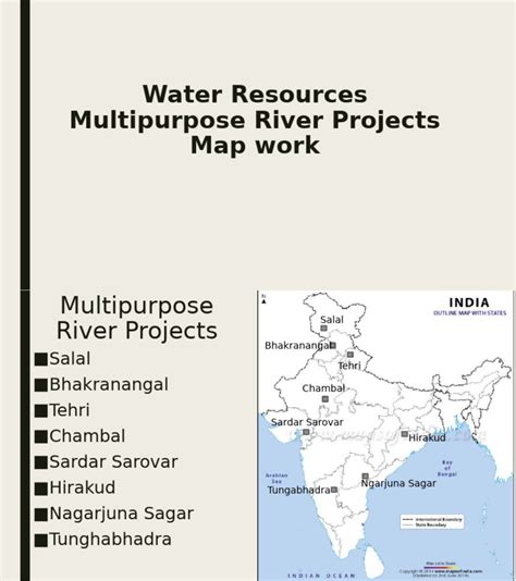 Multipurpose River Projects Map Pdf