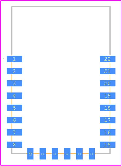 Esp12f Footprint Schematic Symbol And 3d Model By Espressif Systems