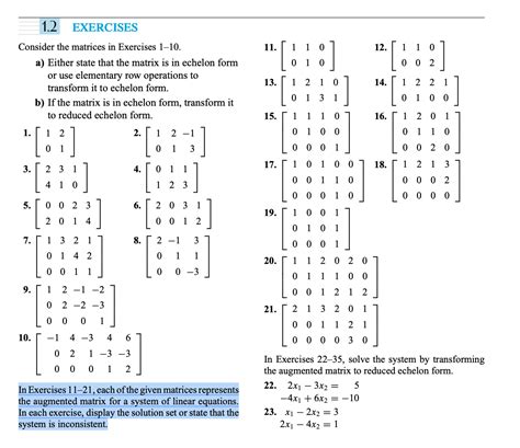 Solved Consider The Matrices In Exercises A Either Chegg Com