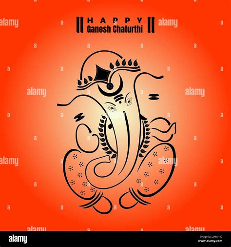 Loard Ganesha Vector Image Shree Ganesh Ji Hindu Loard Ganesha Art Work Ganesh Chaturthi