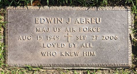 Edwin Joseph Abreu 1949 2006 Memorial Find A Grave