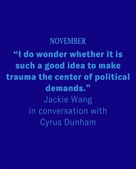 November Jackie Wang
