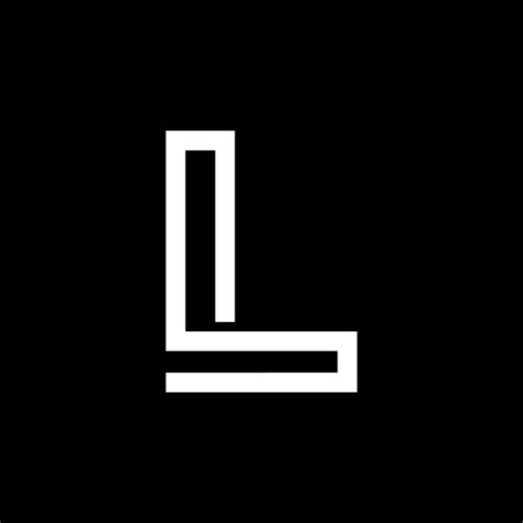 Capital Letter L For Monograms Emblems And Logos Vector Image
