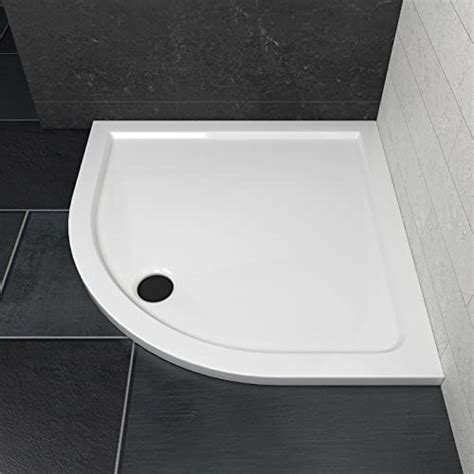 Flache Viertelkreis Duschtasse Mit Rutschfester Struktur Und