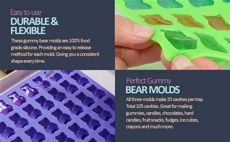 Thick And Large Gummy Mold For Edibles Bpa Free Teddy Bear