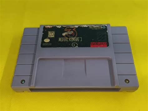 Mortal Komabt 3 Snes Super Nintendo Original Meses Sin Interés