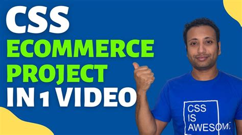 Full Ecommerce Project With HTML CSS English Tutorial