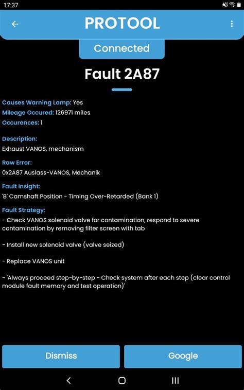 N54 Dme Code 2a873100 Fixed By Replacing The Exhaust Side Cam Ledge