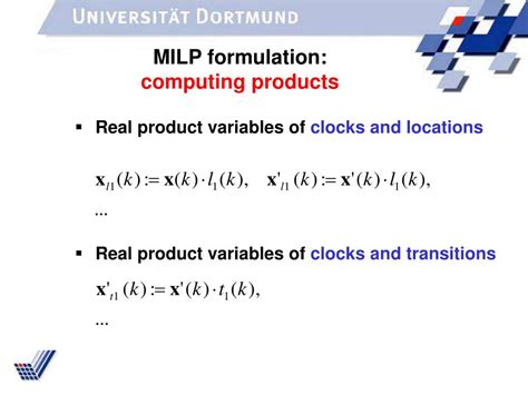 Ppt Transformation Of Timed Automata Into Mixed Integer Linear Programs Sebastian Panek