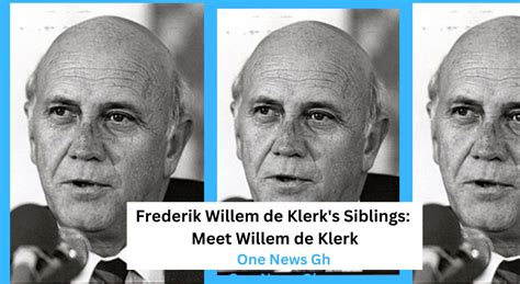 Frederik Willem De Klerks Siblings Meet Willem De Klerk One News Gh