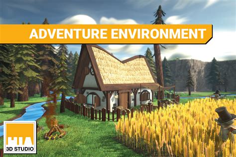 Stylized Adventure Environment Pack 3d 주변환경 Unity Asset Store