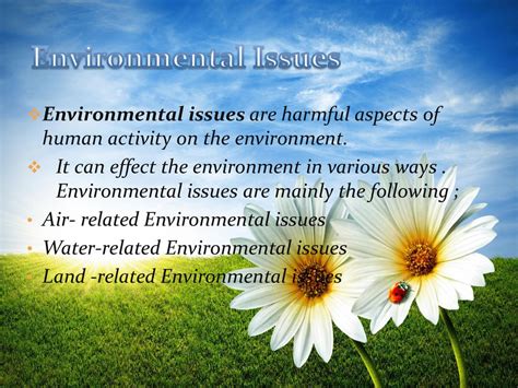 VARIOUS ENVIRONMENTAL ISSUES - ppt download