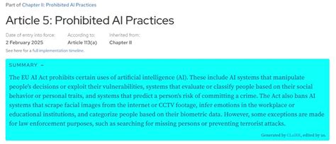 Eu Implements Ai Act On February 2 2025 Banning Deepnewz
