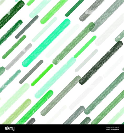 Green Abstract Lines Dashed Sketched Rounded Rectangles Background