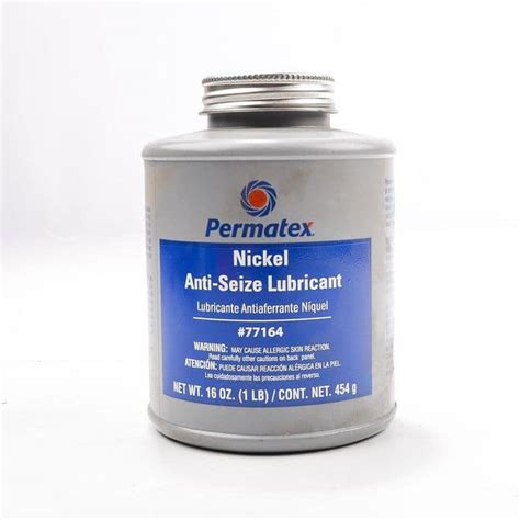 Permatex Nickel Anti Seize Lubricant 16 Ounce Brush Top Bottle 77164