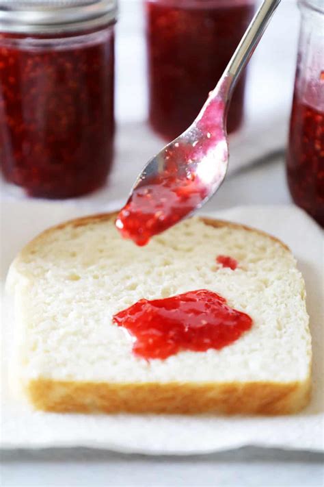 Raspberry Jam Recipe With Pectin Pretty Providence
