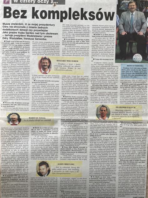 Ireneusz Serwotka Odra Wodzisław Historia Od 1922 Roku
